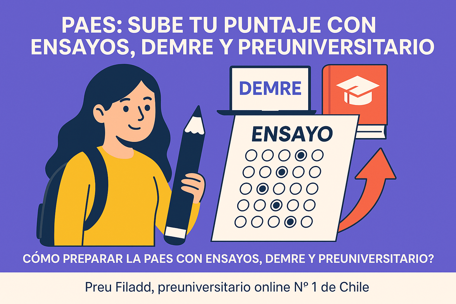 PAES: sube tu puntaje con ensayos ¿Cómo subir puntaje en la PAES con ensayos?