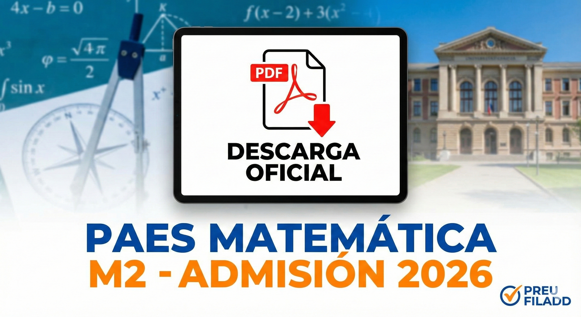 Descarga Oficial: PAES Oficial Competencia Matemática 2 (M2) - Admisión ...